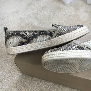 Clarks | Shoes | Clarks Leather Printed Espadrilles | Poshmark